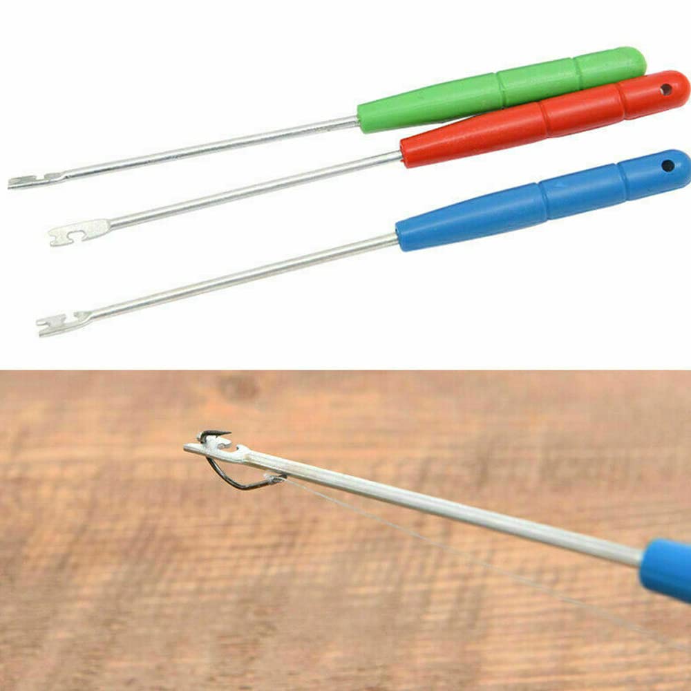 Vanki 10Pcs Fishing Gear Hook Remover Portable Detacher Extractor Unhook Tackle Random Colors