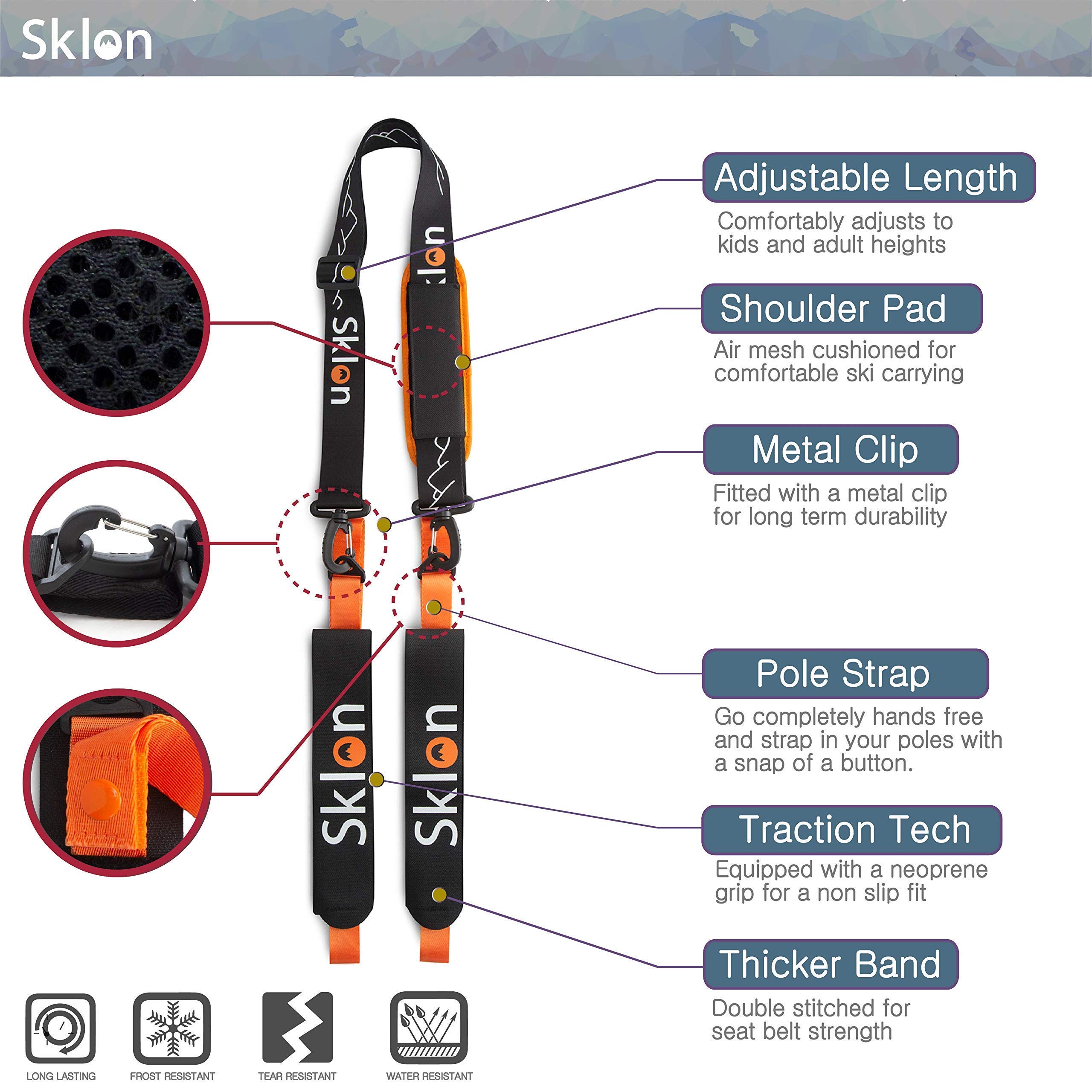 Ski & Snowboard Training Harness + Ski & Pole Carrier Bundle - Teach Your Child The Fundamentals of Skiing and Snowboarding - Complimented by Ski & Boot Carriers to Help Them Get to The Mountain