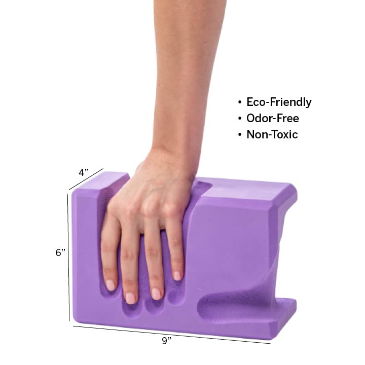 WRIST BUDDY® Yoga Blocks | Engineered to Reduce Wrist Pain, Enhance Wrist Comfort and Grip Strength on the Blocks | Best Performance Block | EVA Foam Blocks Yoga Accessories Set | Great Summer Gifts