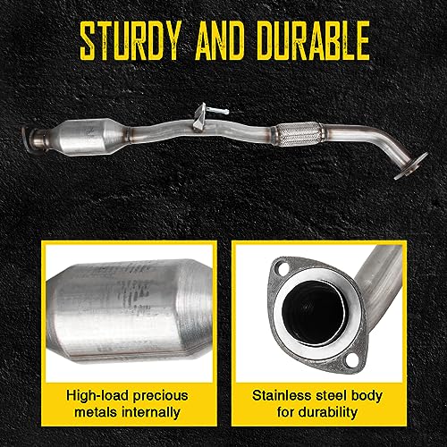 Prolenz Stainless Steel Catalytic Converter for 2002-2006 Camry 2.4L, 2004-2006 Solara 2.4L, Automotive Replacement Catalytic Converters 18064 (EPA Compliant)