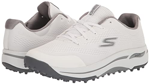 Skechers Women's Arch Fit Golf Shoe Sneaker, White, 6.5 Wide