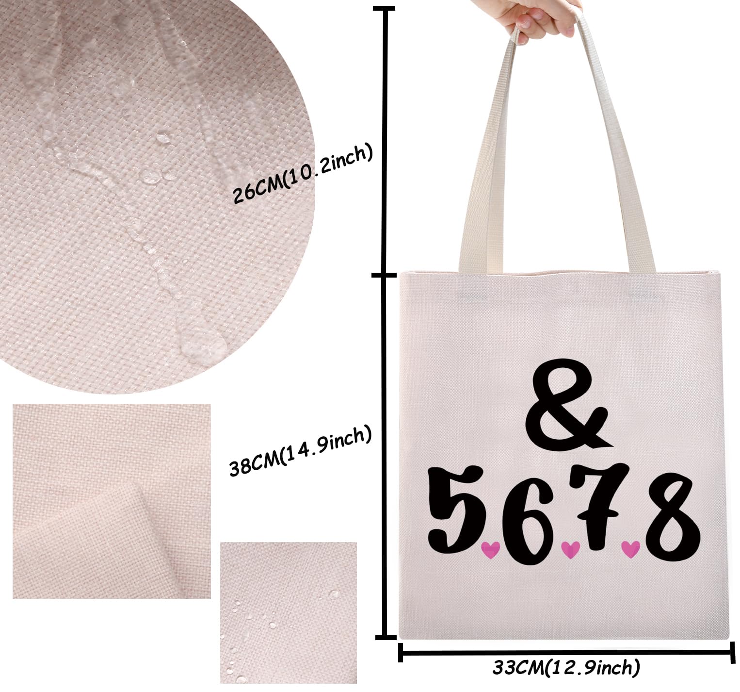 TSOTMO Live Love Dance Canvas Tote Bag &5678 Gift Dancer Canvas Tote Bag Dance Teacher Gift Canvas Tote Bag Travel Case (Dance Canvas)