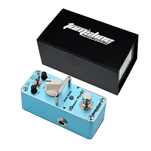 TienClef reverb pedal,Blue,Digital Reverb(AOV-3)
