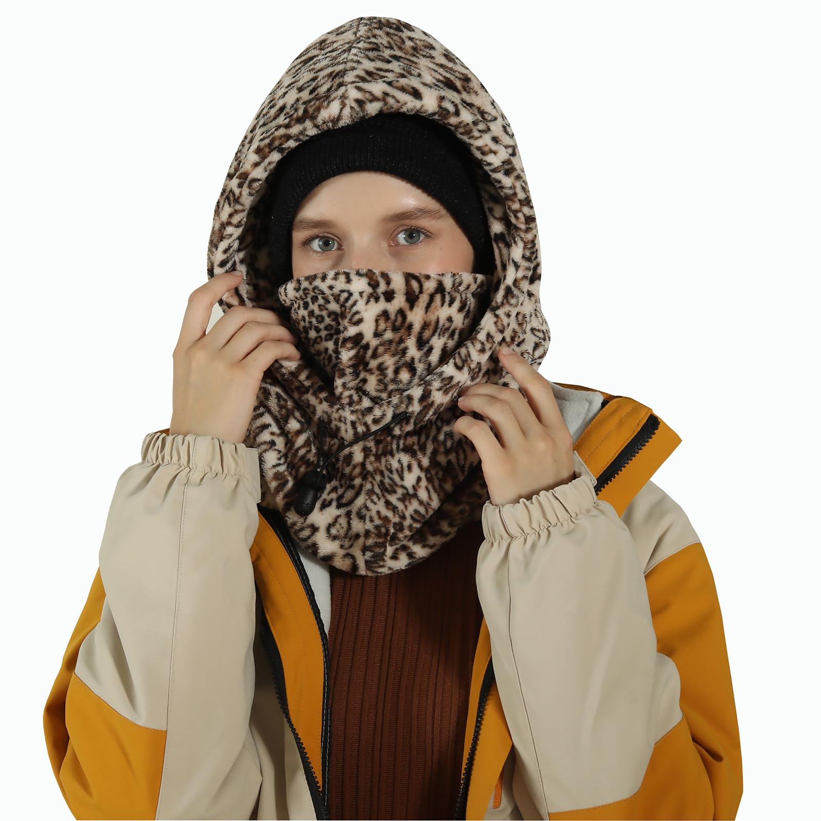 RITOPER Balaclava Women Fleece Ski Mask Winter Face Mask Snow Head Warmer Windproof Face Cover Cold Weather Face/Neck/Ear Warmer