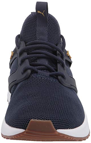 PUMA mens Pacer Next Excel Sneaker, Peacoat-gold, 11 US