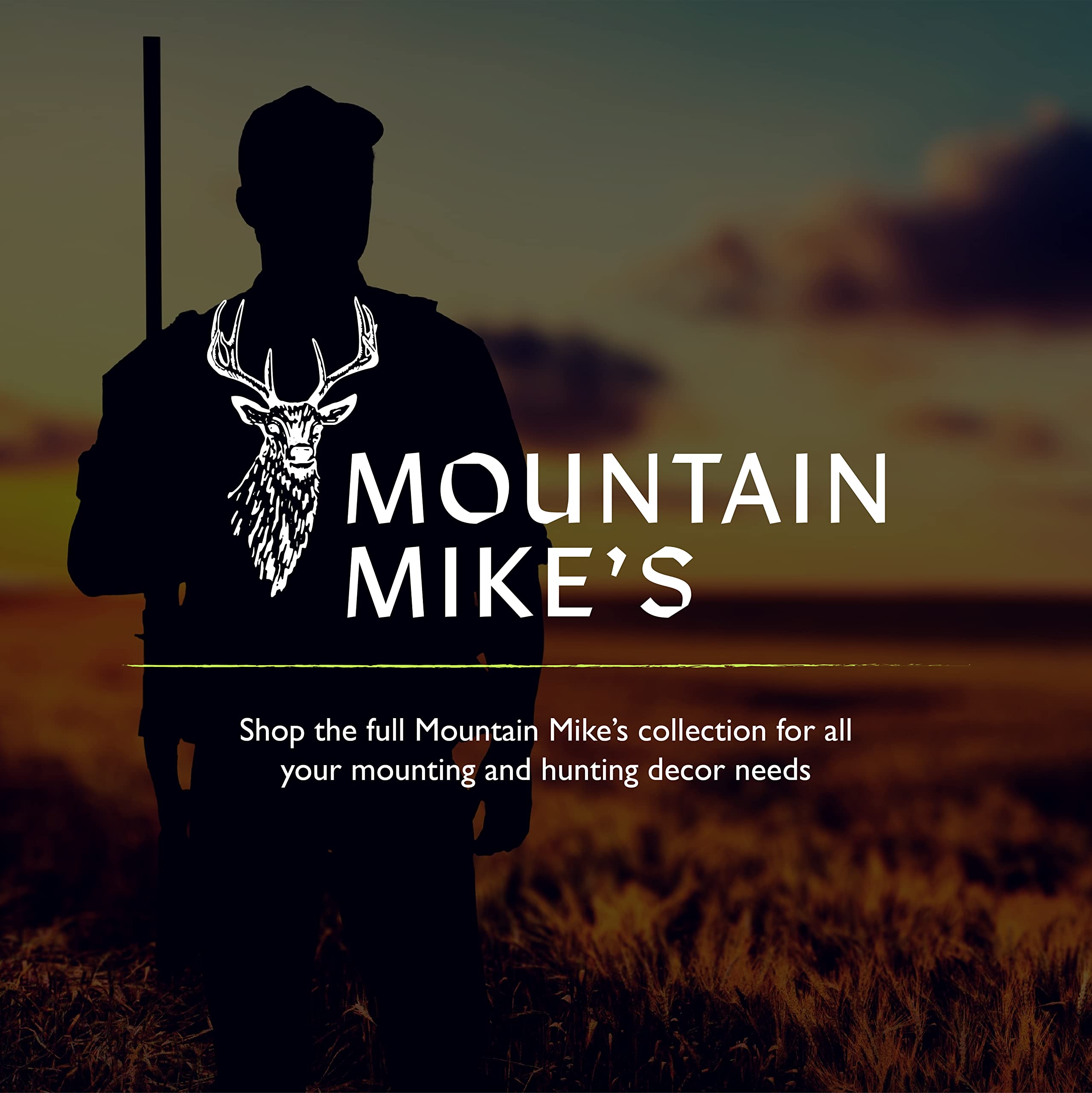 Mountain Mike’s Skull Master - European-Style Mount Kit for Antlers - for Antlers Larger Than 4 ⅞” Diameter - Compatible with Harvested and Shed Antlers - White (Large)…