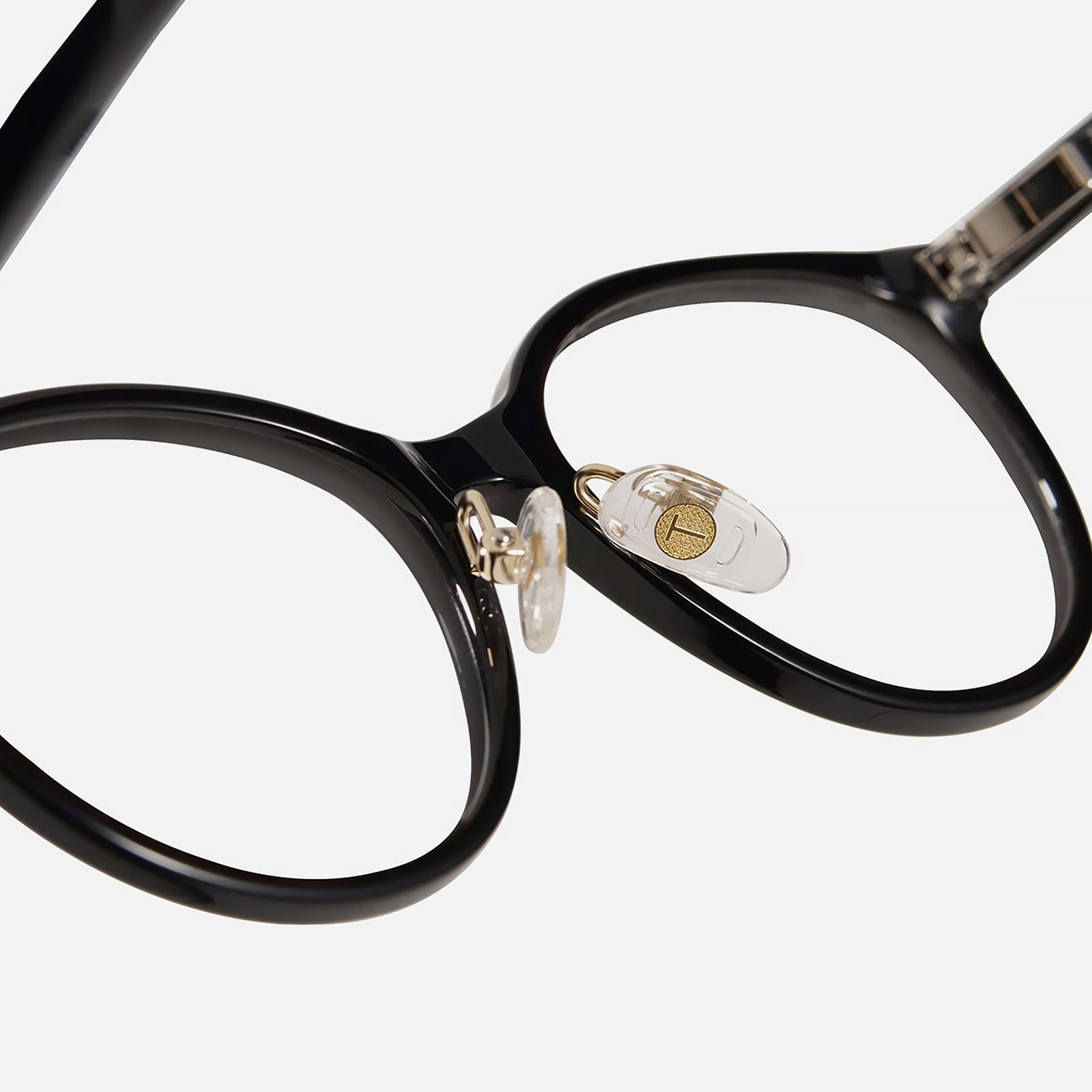TIJN Blue Light Glasses for Women Men,Computer Glasses Bluelight Blocking,Preppy Style Cateye Frame Clear Eyeglasses,Edin