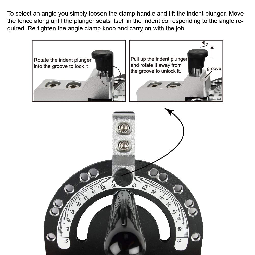 O'SKOOL 18 Inch(457mm) Miter Gauge Fence system