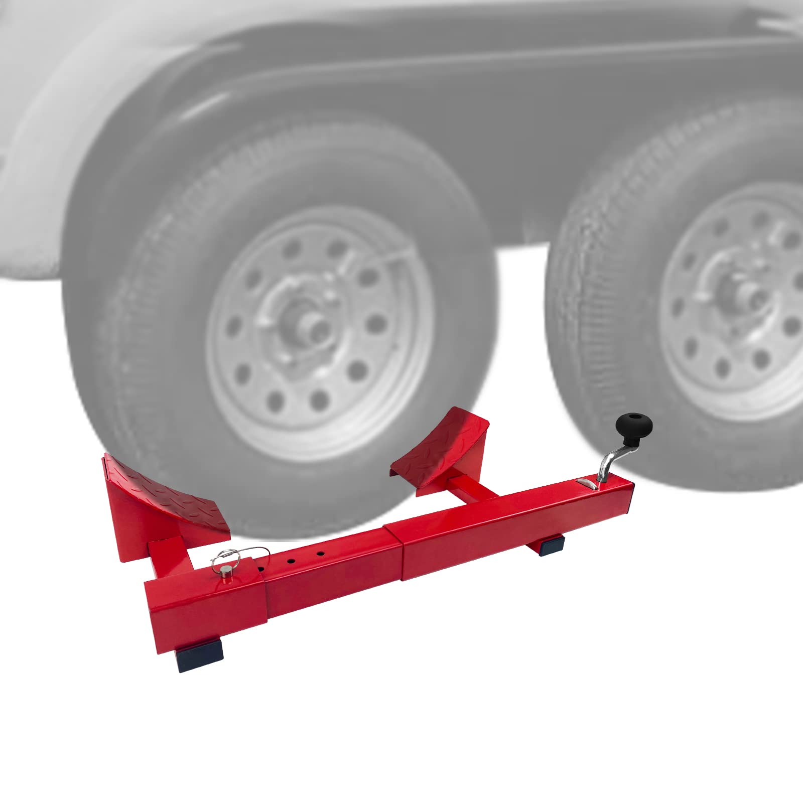 ROBLOCK Camper Leveler Blocks with Curved Levelers, Wheel Chocks and Non-Slip Rubber Mats, RV Leveling Blocks Works for 30,000 LBS RV, Trailer, Truck