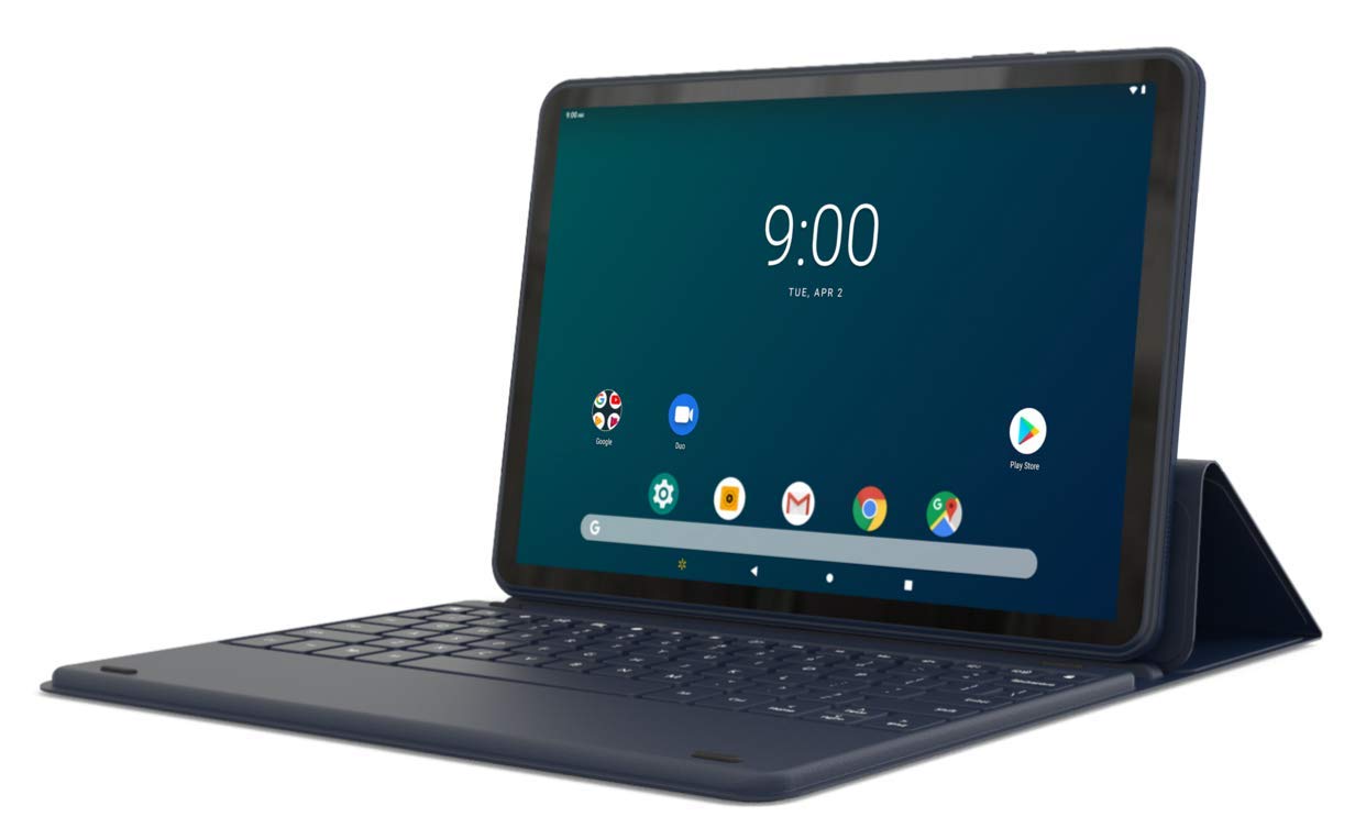 ONN 100005209 10.1 inch GB RAM +16GB ROM1.3GHz Quad Core Processor 1280 x 800 Android Tablet with Detachable Keyboard, Navy