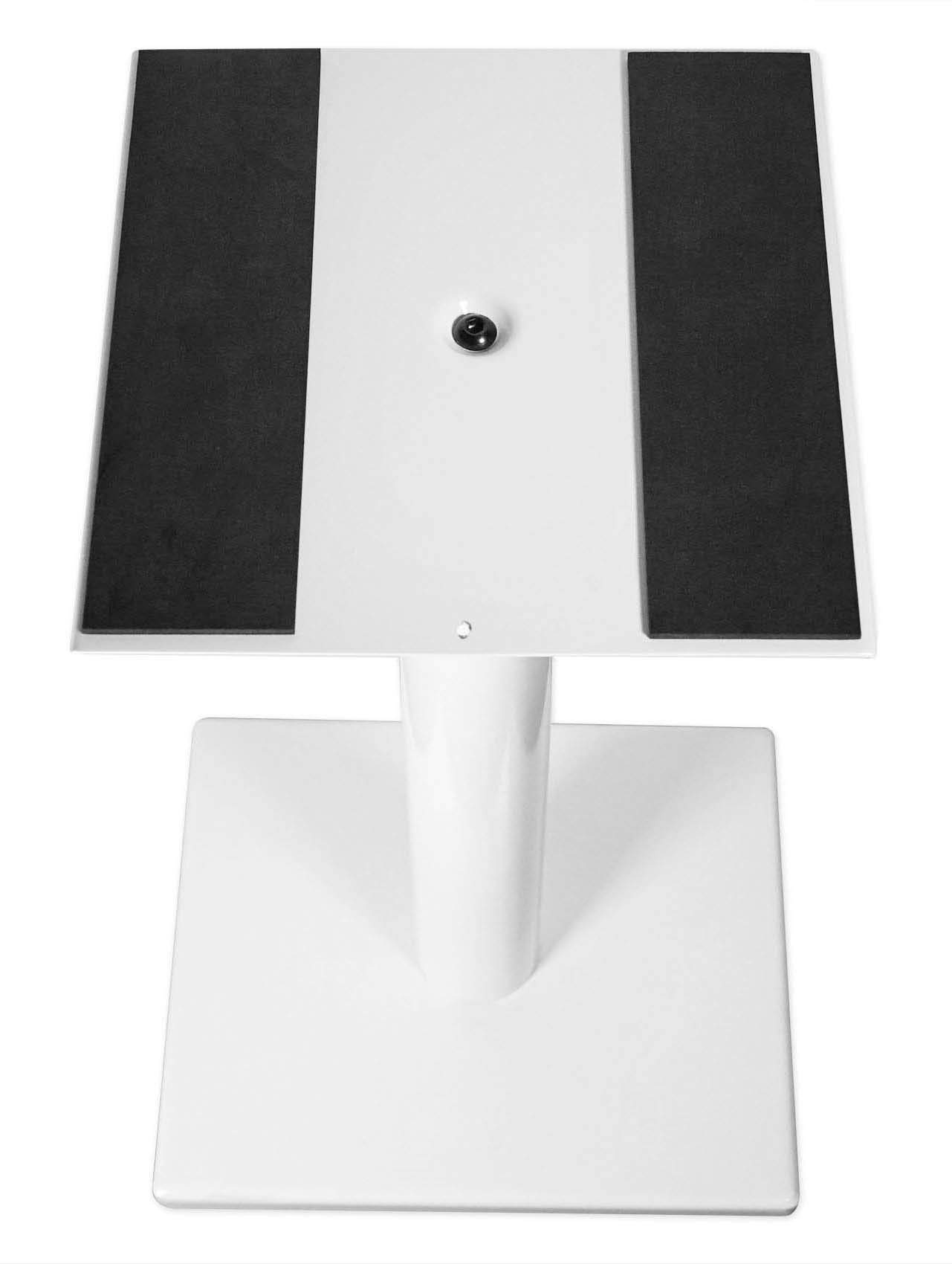 ROCKVILLE Pair RS29W 29" Steel Bookshelf Speaker/Studio Monitor Stands-White V2