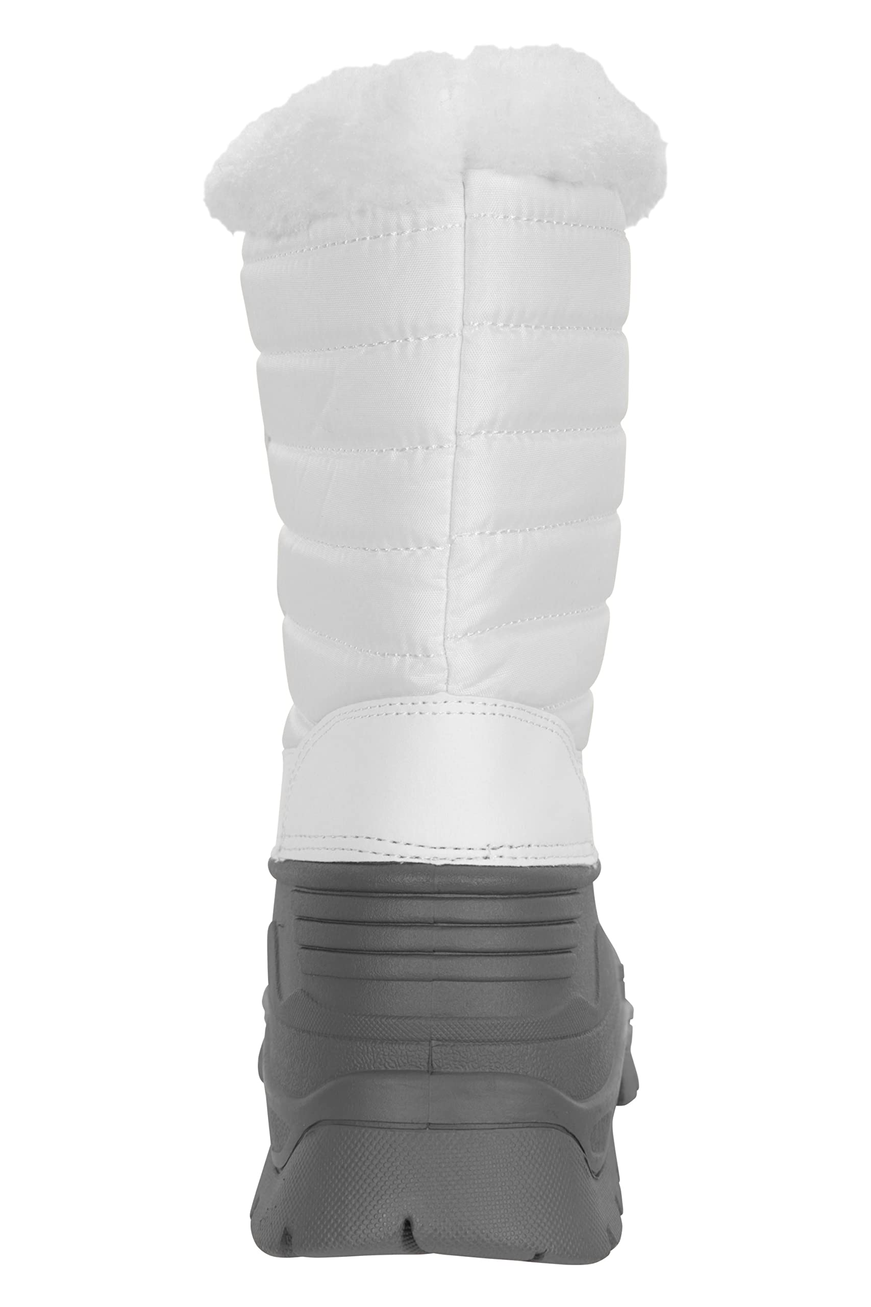 Mountain Warehouse Whistler Womens Snow Boots - Ladies Winter Shoes White Womens Shoe Size 6 US