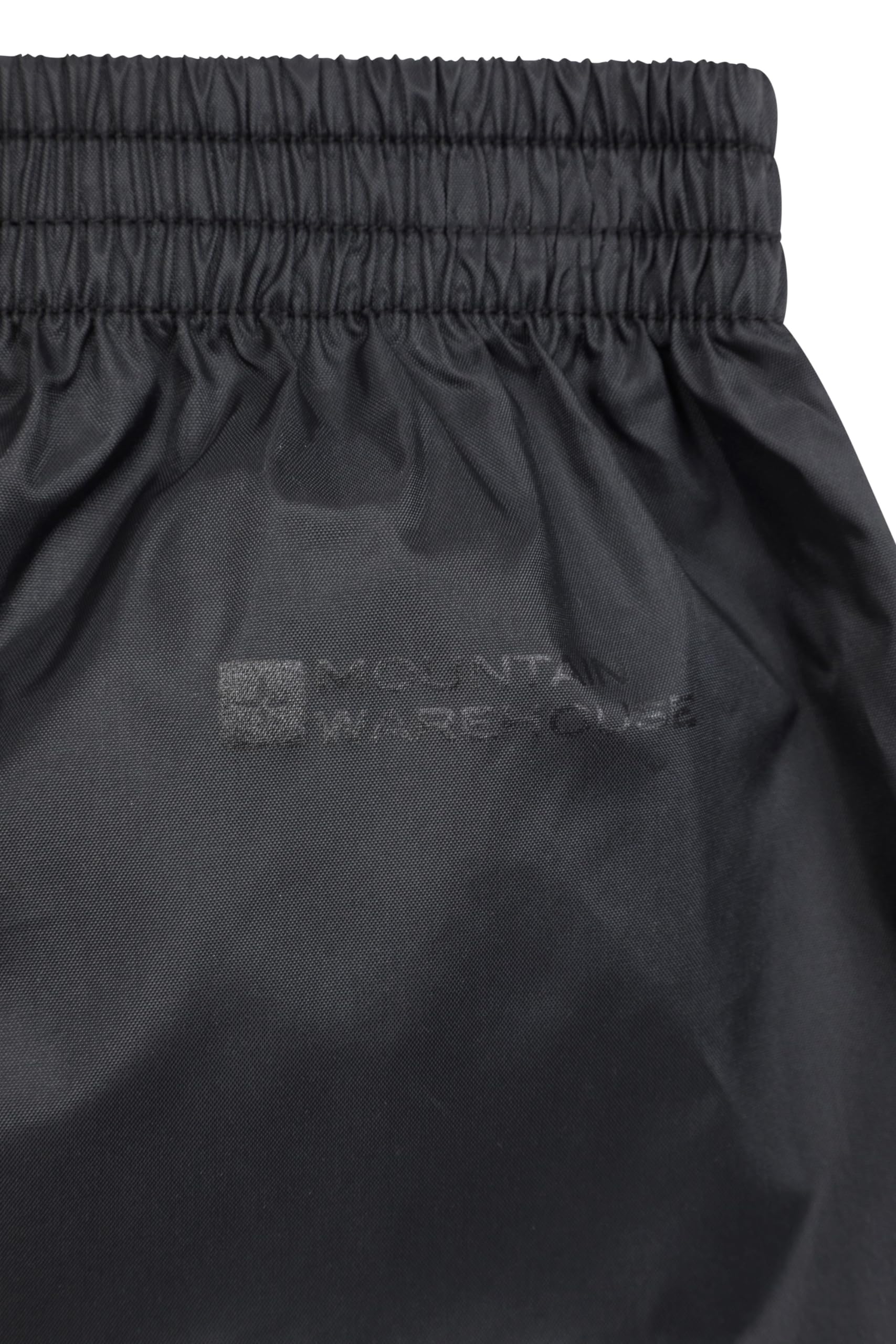 Mountain Warehouse Pakka Kids Waterproof Rain Pants -for Boys & Girls Black 9-10 years