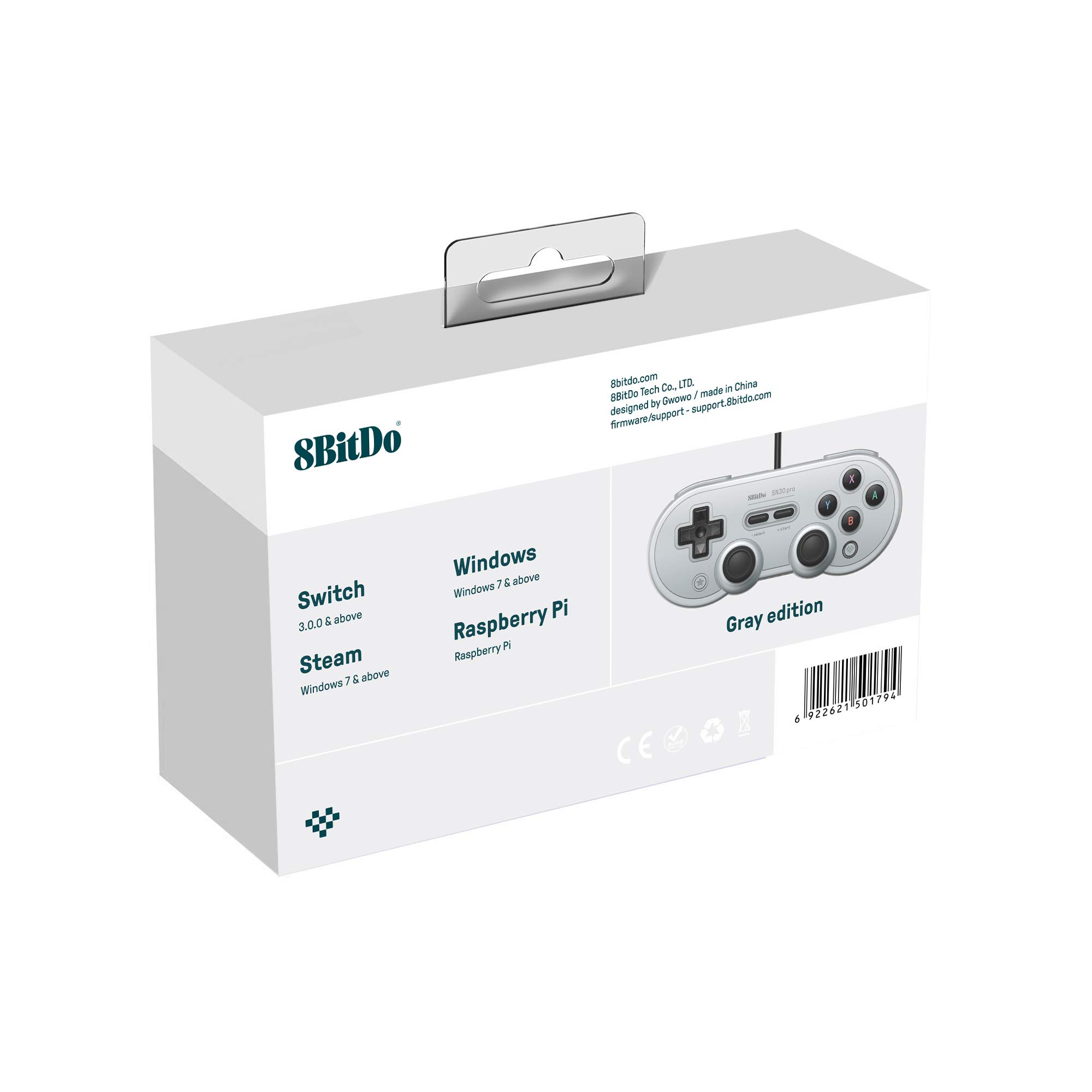 Sn30 Pro USB Gamepad Controller for Switch, PC, Steam, Raspberry Pi (Gray Edition) - PC 2021