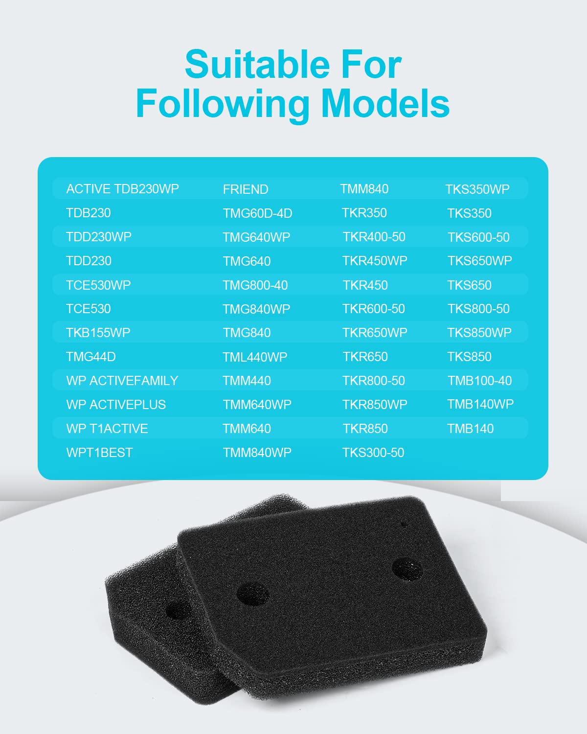 Plinth Filter Replacement for Miele T1 Dryer:9164761 Heat Pump Dryer, Dryer Spare Parts, Lint Filter Foam Sponge Replacement for Miele T1 Dryer (2)