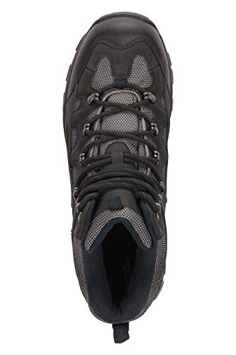 Mountain Warehouse Adventurer Mens Waterproof Hiking Boots Black 7 M US Men