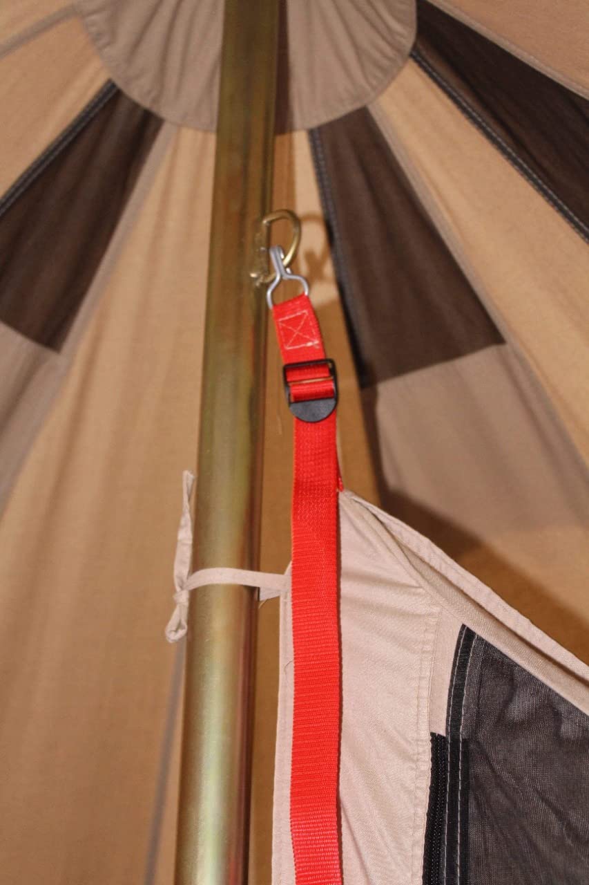 WHITEDUCK Inner Tents for Canvas Bell Tent, Half 1/2 & Quarter ¼ Inner Tents, Tent Accessories, Inner Rooms, Separate Compartment (3M, 4M, 5M, 6M) (Quarter Inner 4M, Avalon Tent)