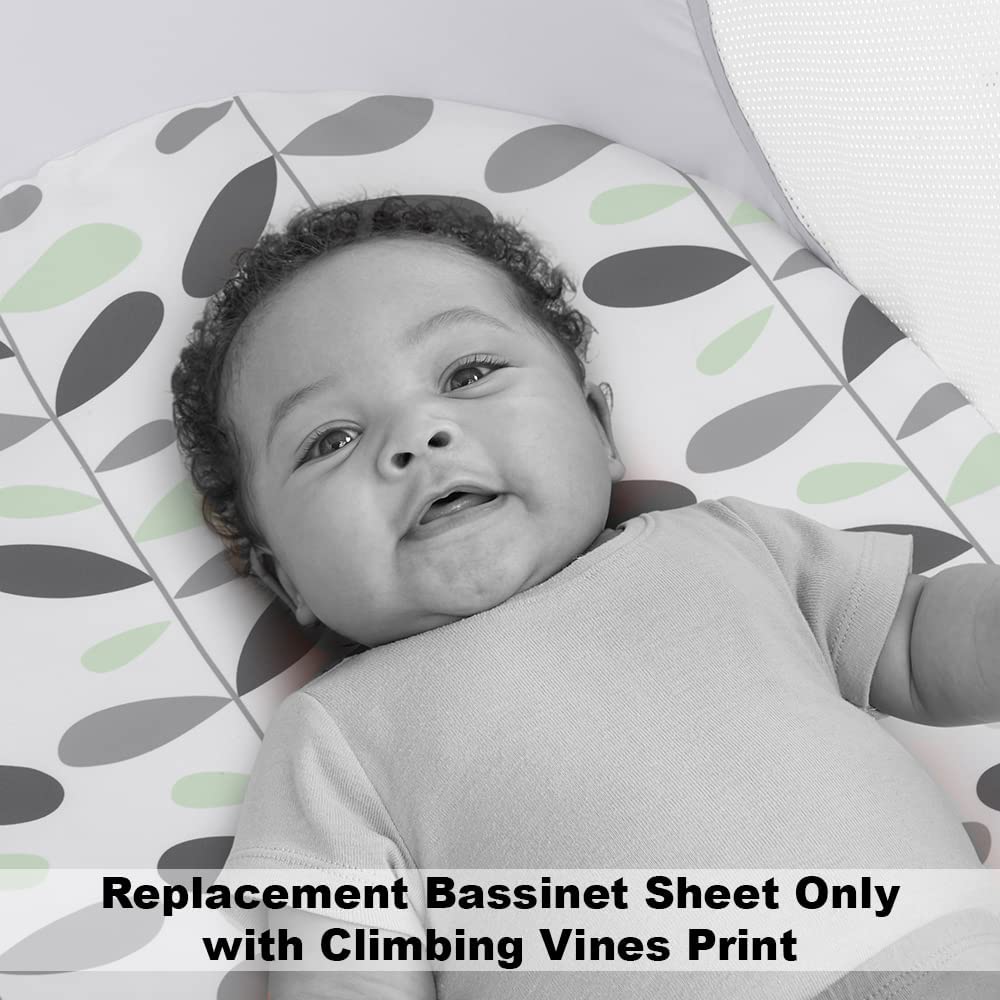Replacement Part for Fisher-Price Soothing View Bassinet - GVF84 ~ Climbing Vines Print ~ Replacement Bassinet Sheet