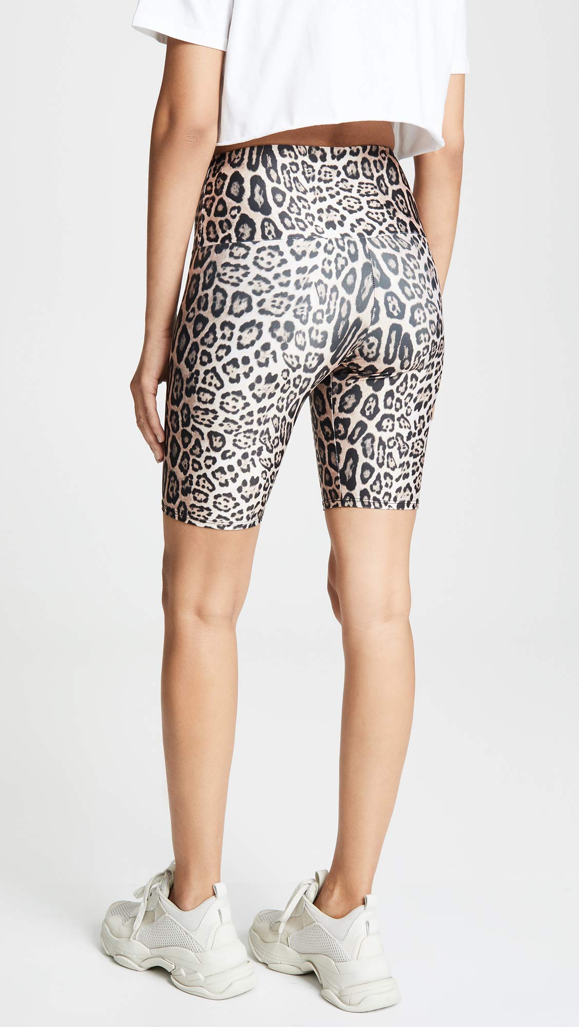 Onzie Women's Hig Rise Bike Short, Leopard, S/M