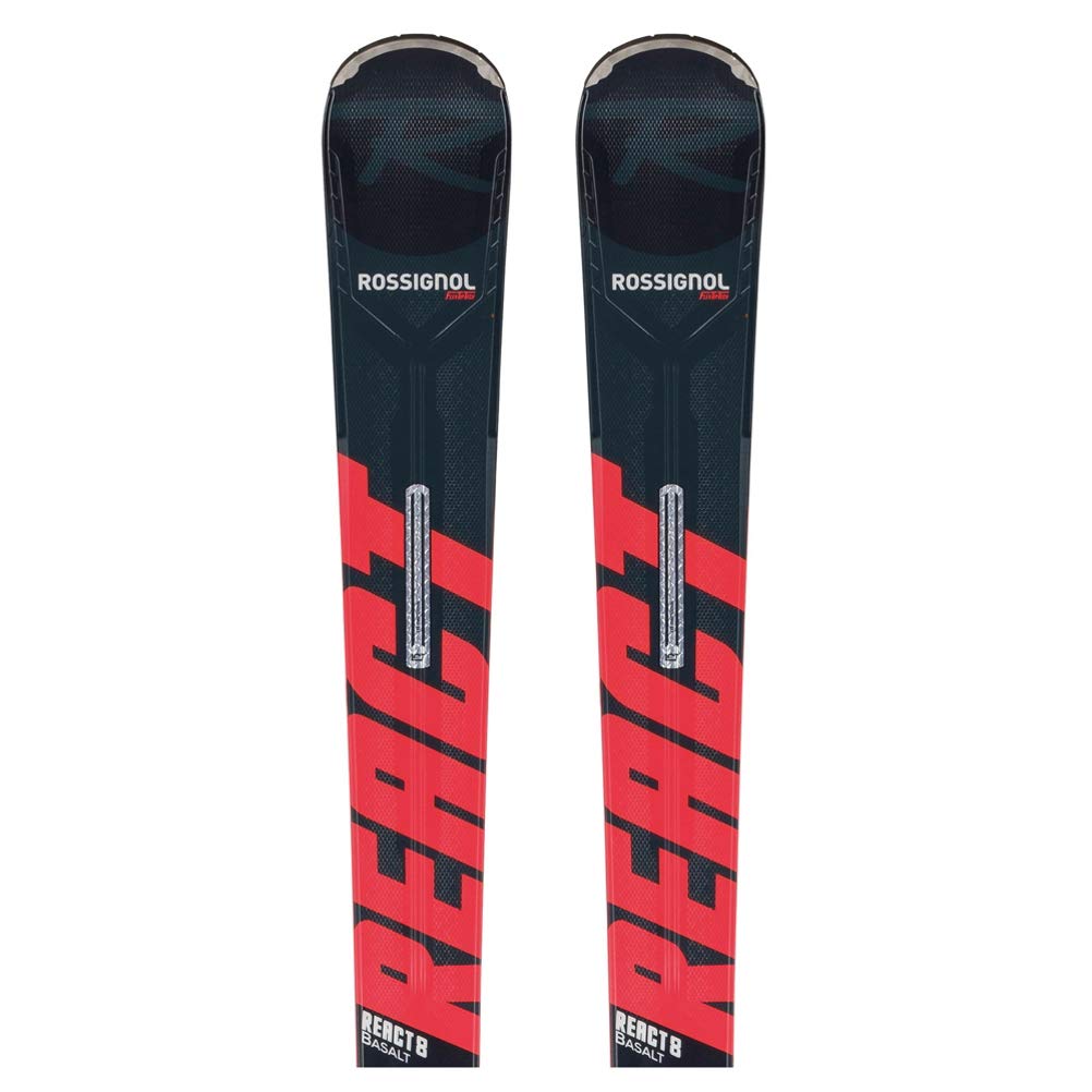 Rossignol React 8 HP Mens Skis 177 W/NX 12 Konect GW Bindings Black Red