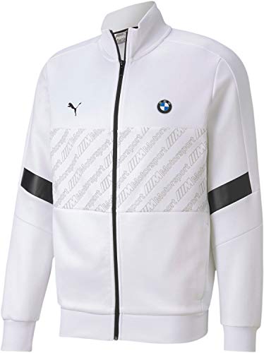 PUMA mens BMW MMS T7 Track Jacket, puma White , XX-Large