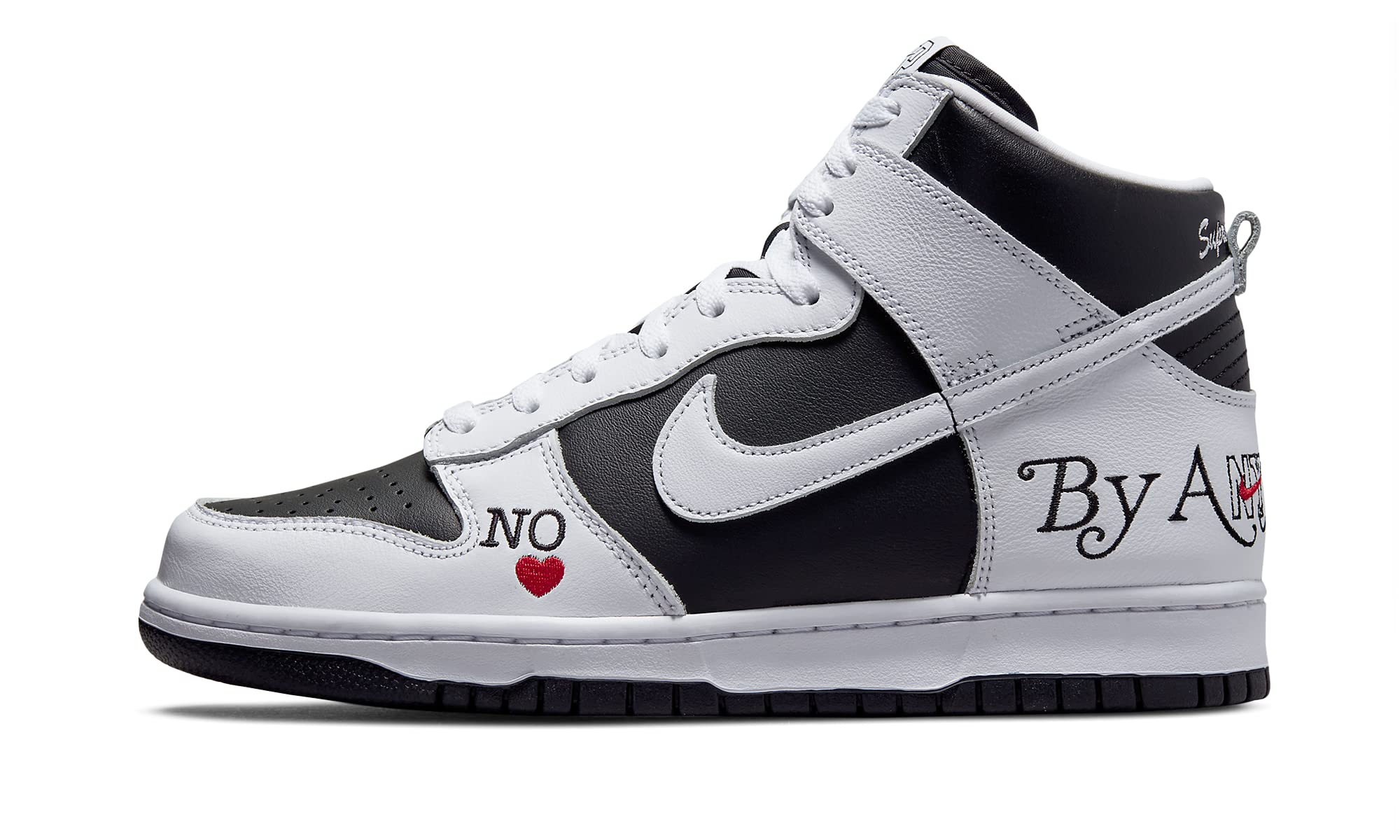 Nike Mens SB Dunk High DN3741 002 Supreme - by Any Means - White/Black - Size 7.5