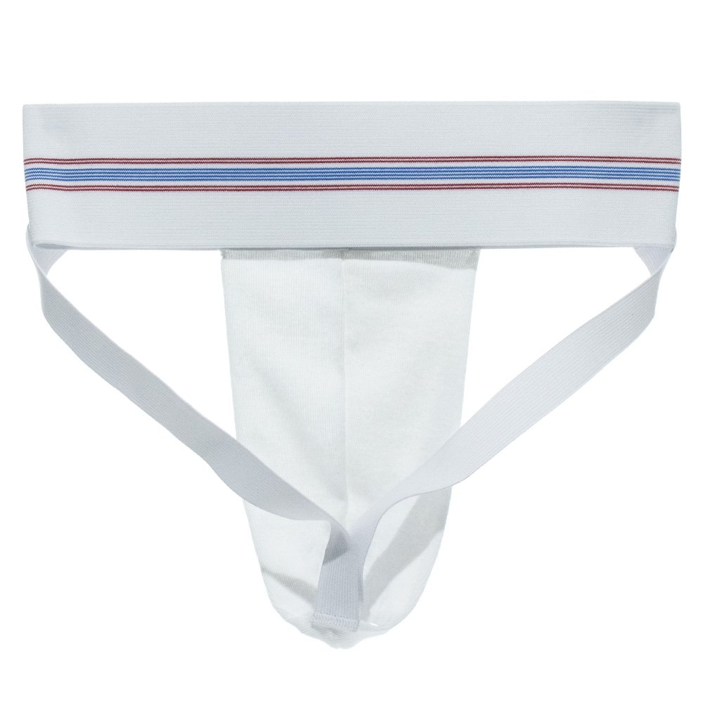 Outdoor Bunker Duke Athletic Supporter - White - With 2N1 Cup included, Large (38-44)