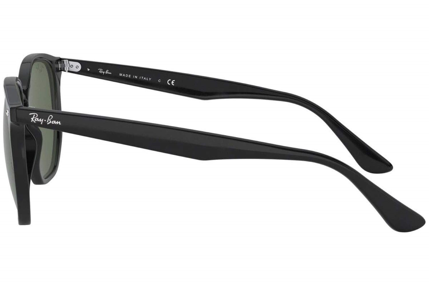 Ray-Ban RB4306F Low Bridge Fit Hexagonal Sunglasses, Light Havana/Dark Brown, 54 mm