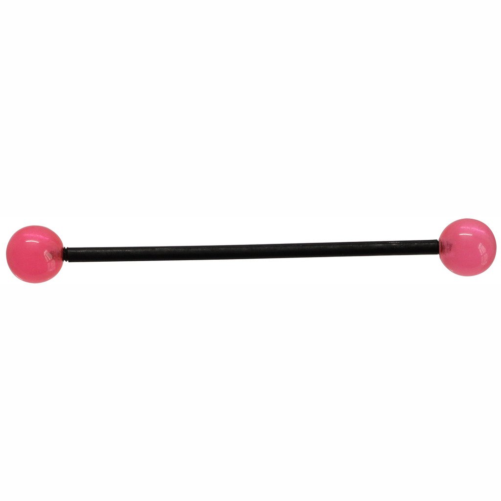 Oasis Plus 9pcs 14G 2 Inch Glow in The Drak Industrial Barbell Pregnancy Sport Maternity Navel Belly Button Ring