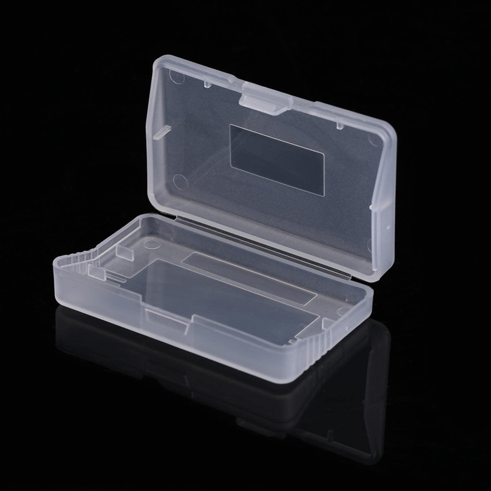 Wuqioei 10pcs Clear Plastic Dust Case for GBA, Nintendo Game Boy Advance Cartridge Game Case