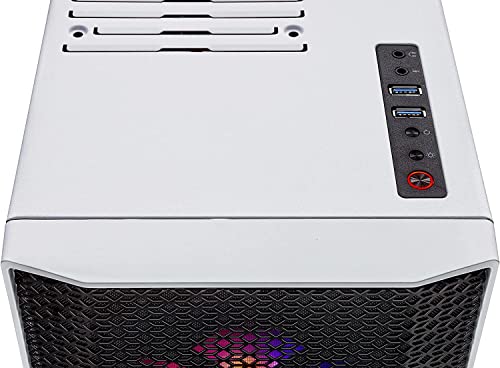 Skytech Gaming Skytech Blaze 3.0 Gaming PC Desktop β Intel i5-11400F, RX 6600, 1TB NVME, 16G DDR4 3200, 120mm AIO, AC Wi-Fi, Windows 10 Home 64-bit, White