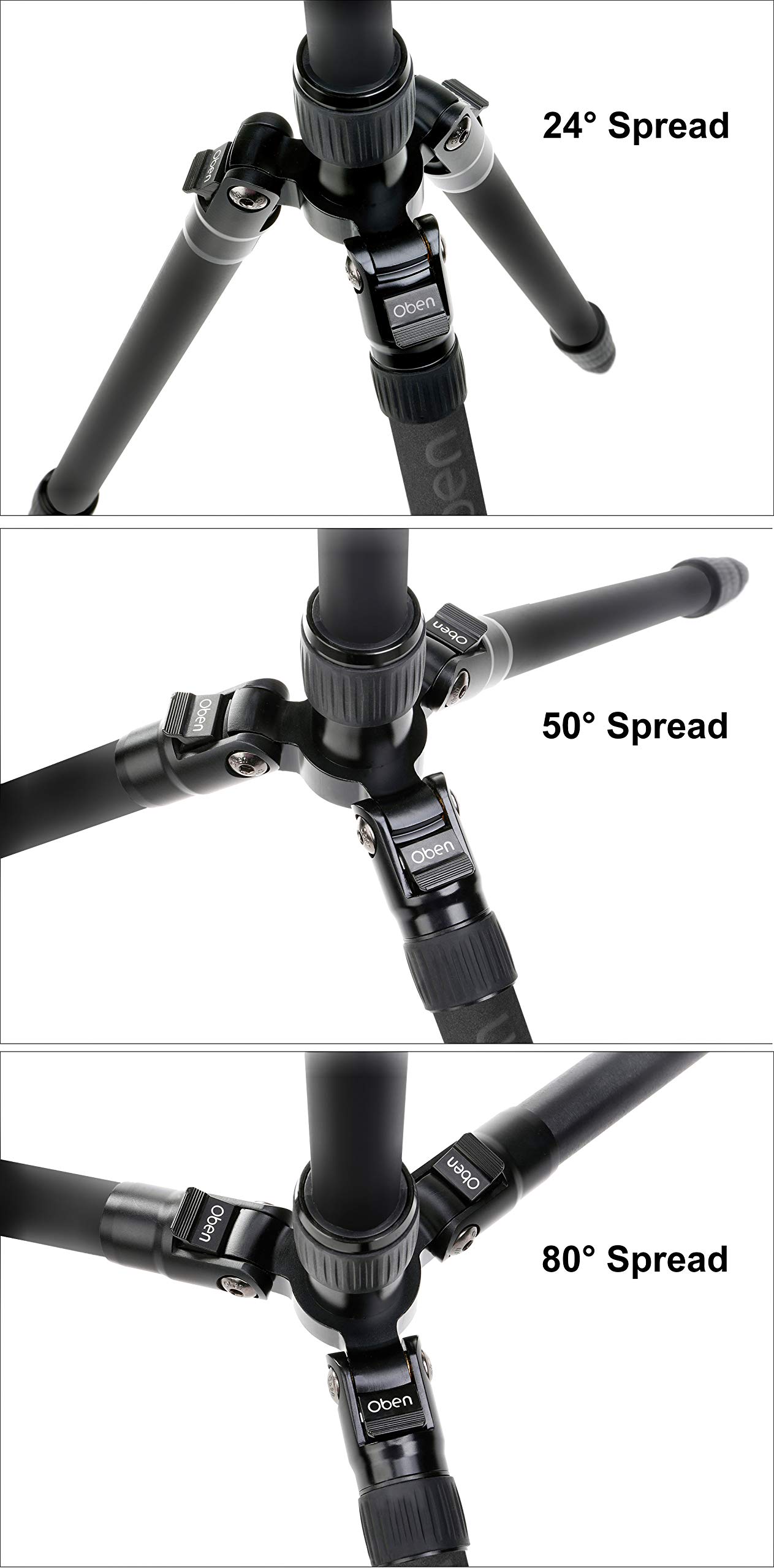 Oben AT-3586 Aluminum Tripod and Triple Action BZ-226T Ball HEA