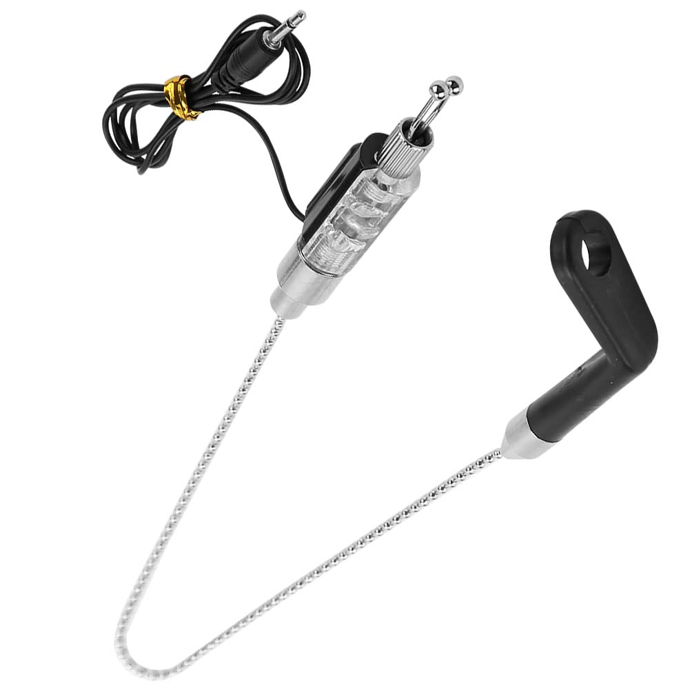 Yeuipea Chain Bite Indicators,Fish Bite Alarm LED Illuminated Indicators Chain Hanger Fishing Tool Tackle Accessory(2613)