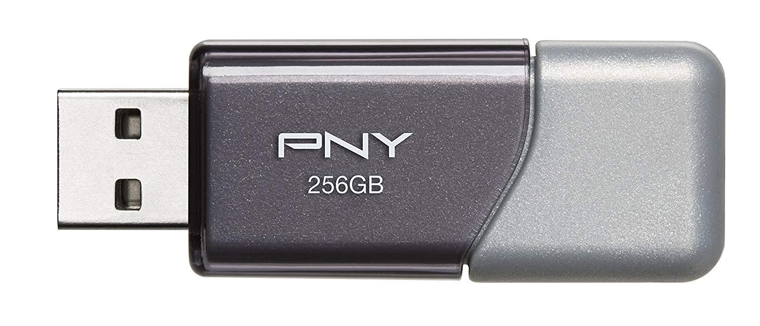 PNY 256GB USB 3.0 Flash Drive Elite Turbo Attache 3 (Five Pack) Bundle with (2) Everything But Stromboli Lanyard (P-FD256TBOP-GE)
