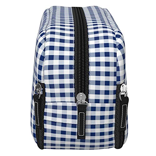 SCOUT 3-Way Bag - Travel Makeup Pouch and Toiletry Bag for Women with Three Zipper Compartments - Stands Upright, Wipes Clean
