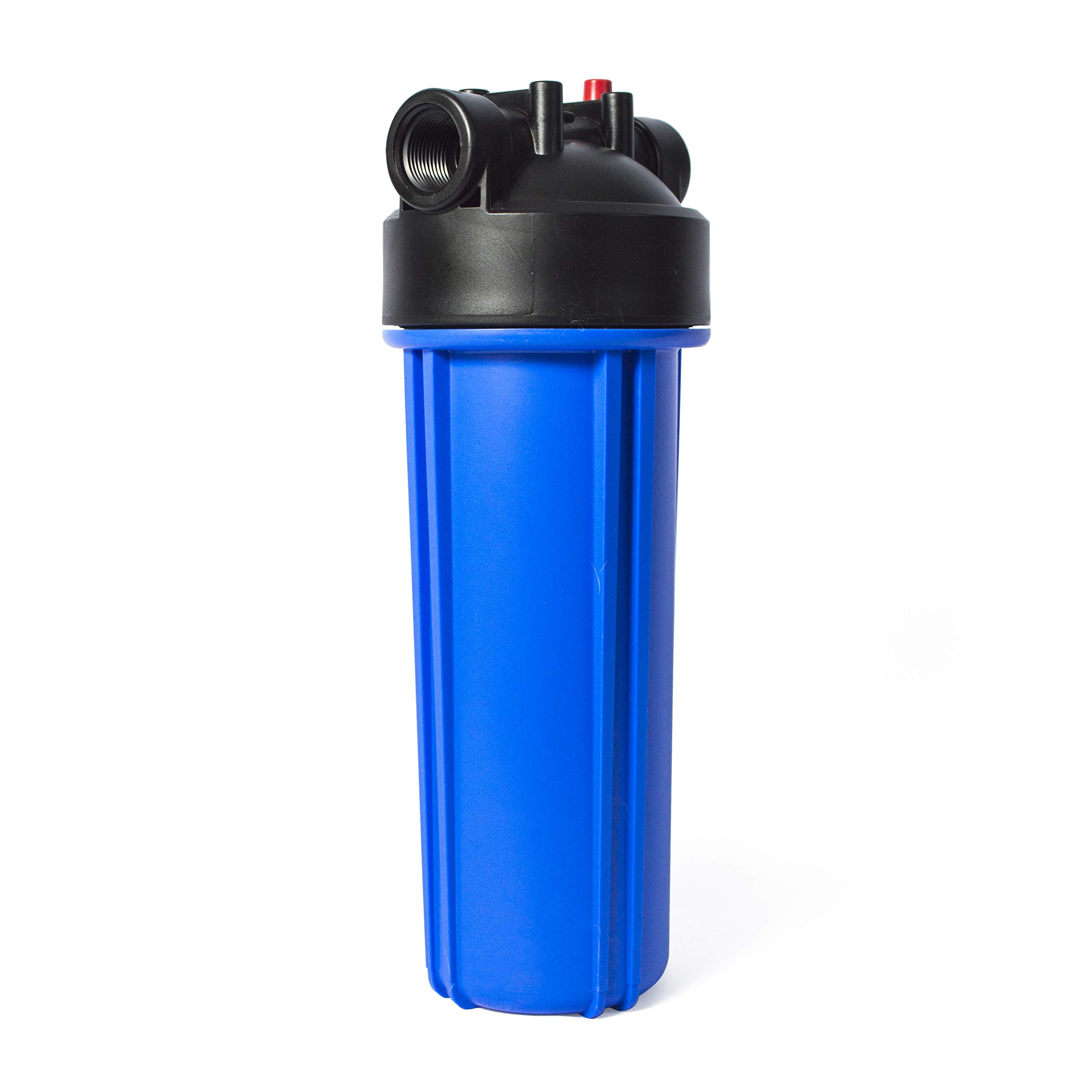 Pro Water Parts Standard 2.5x10 Blue Filter Housing 1/2" NPT with Pressure Release