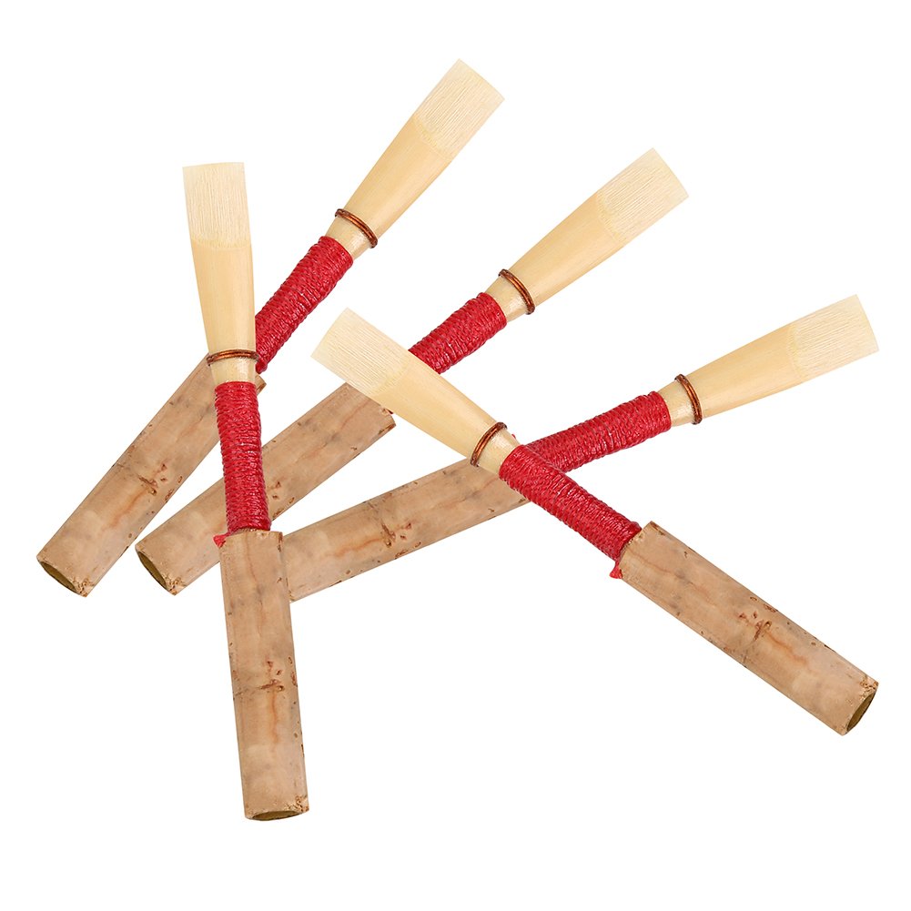 Oboe Reeds, 5 Pcs Medium Soft Oboe Reed Musical Instrument Part with Plastic Tube For Instrument Amateur