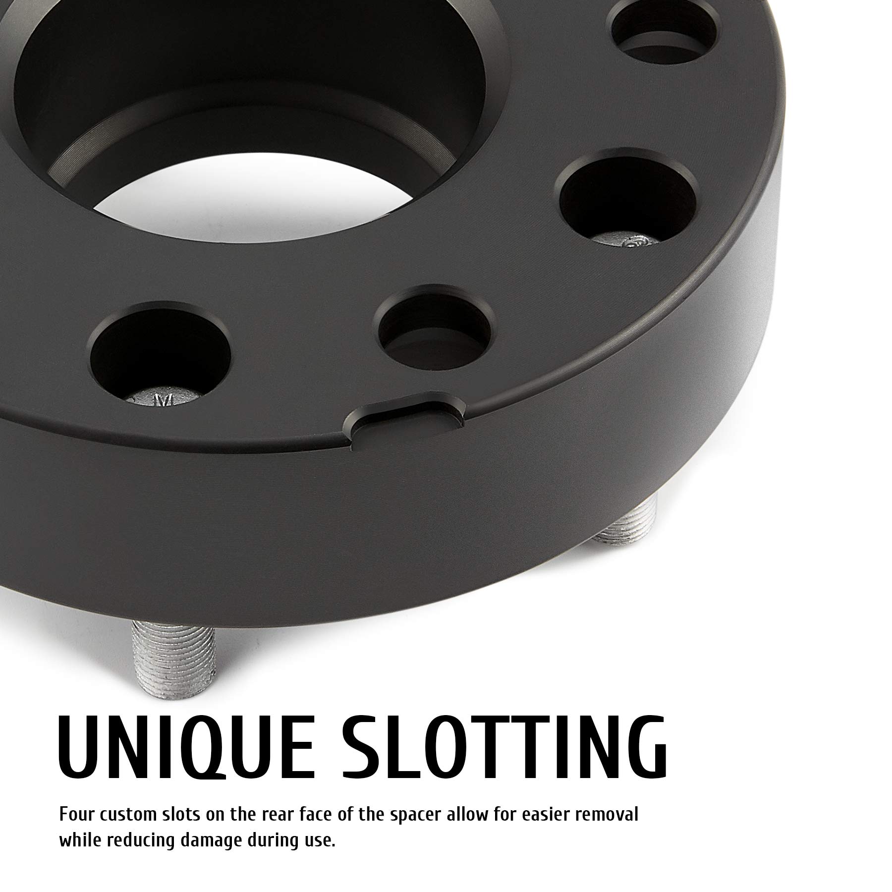 Orion Motor Tech 6x135 Wheel Spacers 1.5 inch 87.1mm Bore with M14x2.0 Studs Compatible with Ford F150 Ford Expedition Lincoln Navigator and More | 38mm Spacer Kit, Set of 4