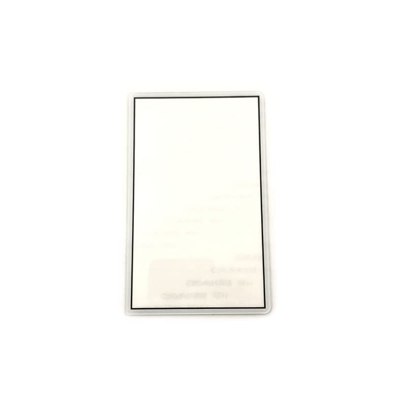 Top Mirror Glass Screen Lens Cover Upper LCD Screen Len Front Cover for 3DS XL LL/New 3DS XL New 3DS LL Replacement with Adhesive Tape (White)