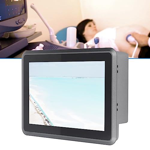 Rugged Touchscreen Tablet, Industrial Tablet PC Single Point Control 100‑240V for Electronic Education (US Plug)
