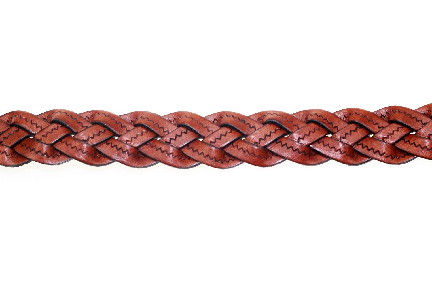 MoYoTo® Women's Fashion Thin Braided Leather Belt For Dress with Buckle 20mm (Brown)