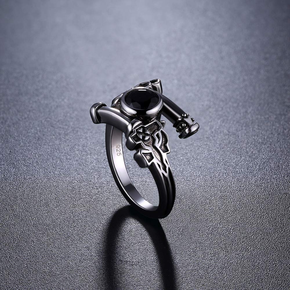 Purreen SAO Kirito Elucidator Dark Repulser Sword Art Online Infinity Moment Kirigaya Kazuto Ring (9)