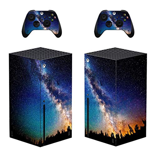 Vinyl Skin Sticker Cover Decal for Microsoft X-box-Series-X Console and Remote Controllers Paysage Color HD Printing (only fit X-box-Series-X )
