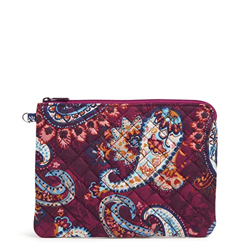 Vera Bradley Women's Cotton Grand Tote Bag, Paisley Jamboree - Recycled Cotton, One Size