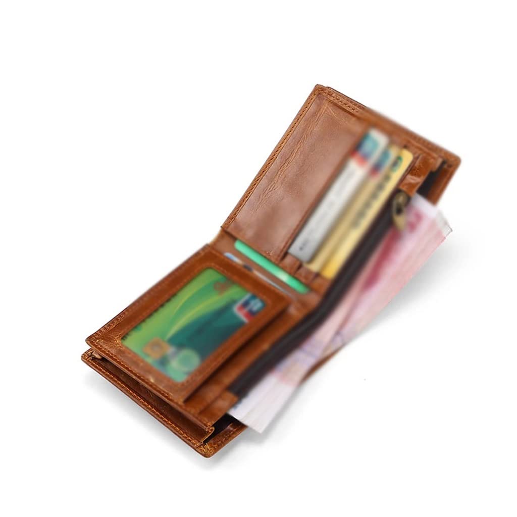 ZCMEB Wallet Handmade Men's Wallet with Wallet Bank Card Holder Wallet Men