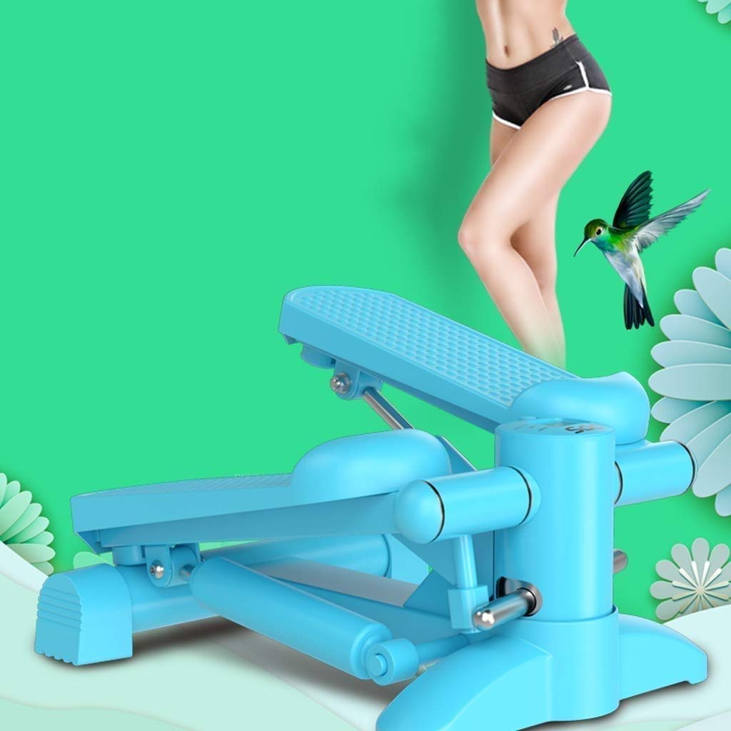 YFDM Mini Stepper,Fitness Stair Stepper - Portable Twist Stair Stepper Adjustable Resistance,Fitness Exercise Machine with Resistance Bands Durable