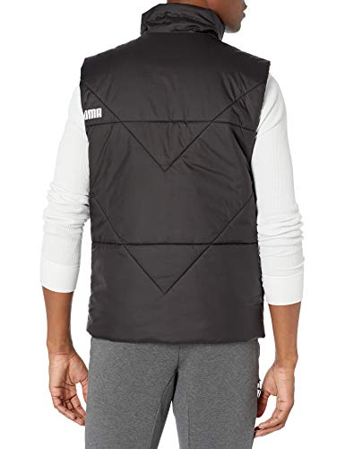 PUMA Men's Essentials Padded Vest, Black, X-Small