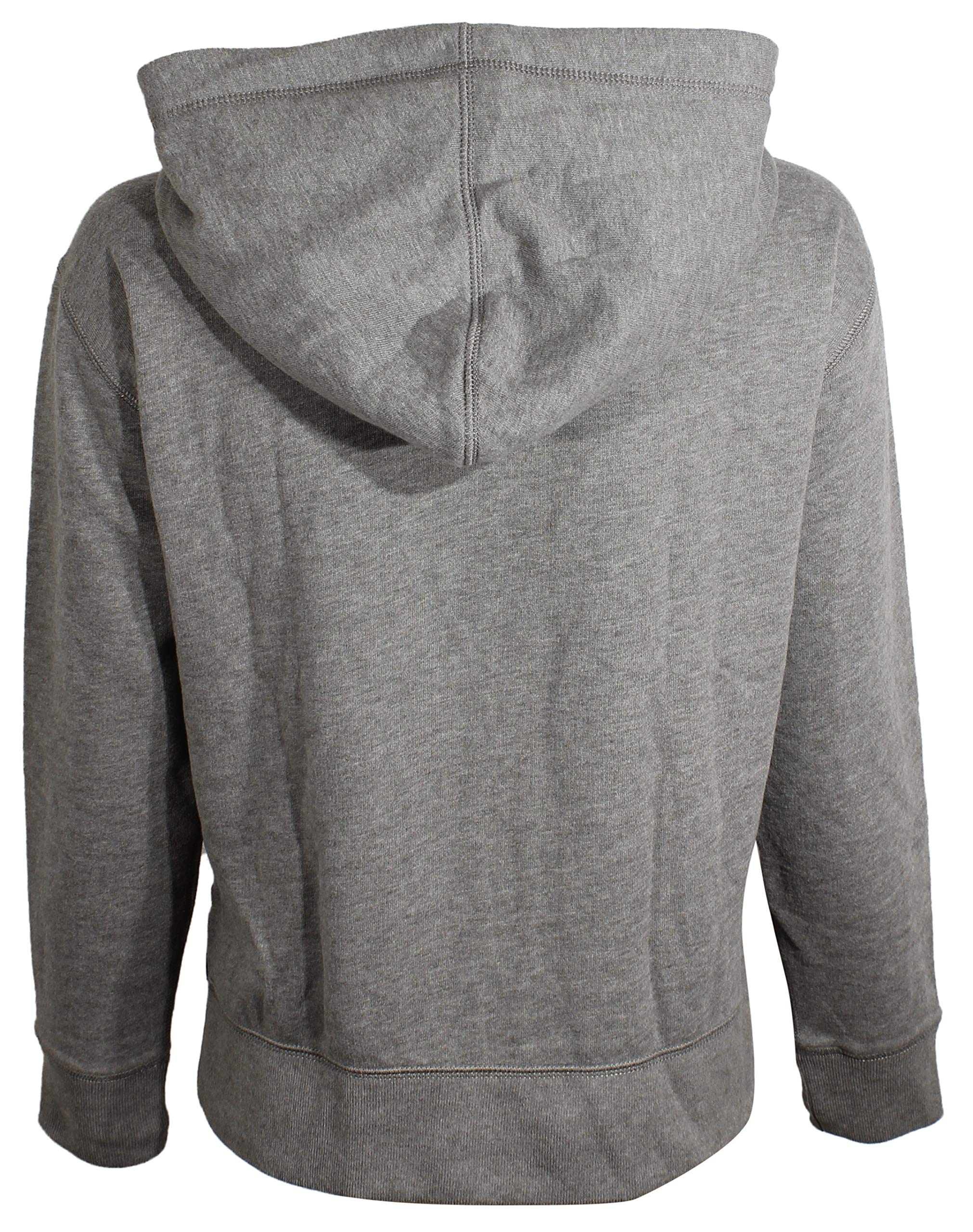 Polo Ralph Lauren Womens Full Zip Hoodie (X-Large, Grey (White Pony))