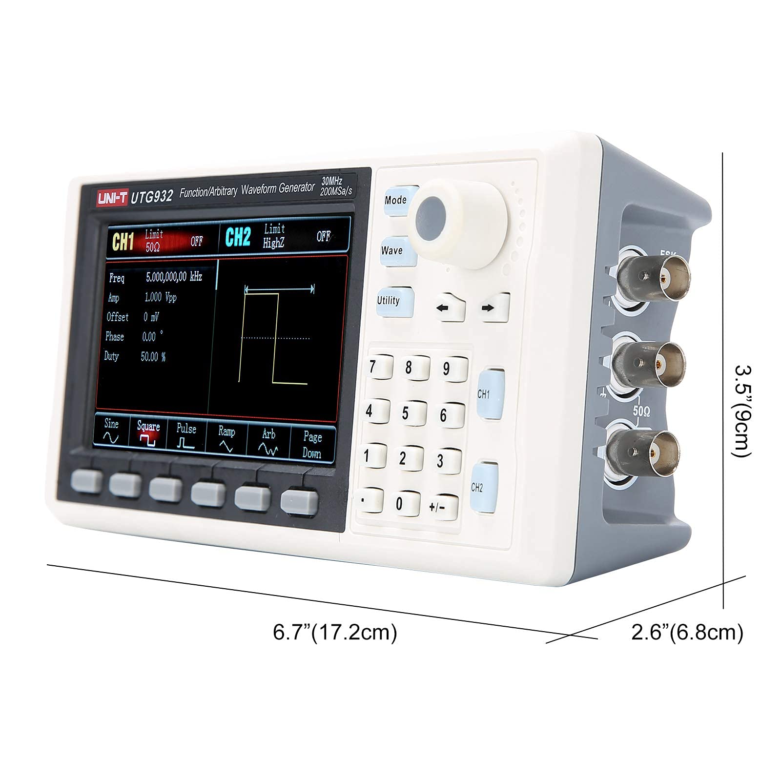 UNI-T UT210E Pro + UTG932, Digital Clamp Meter, Function Generator Arbitrary Waveform 30MHz 200MSa/s