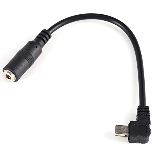 Pomya External Microphone Clip On Mic with Adapter Cable, Camera Microphone for Action Cameras Compatible with for GOPRO Hero4 3/3+